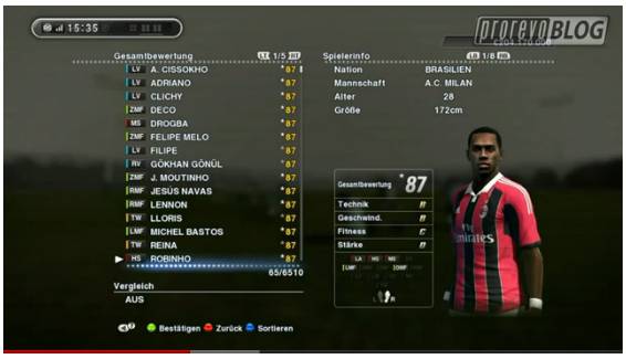 Video PES 2013: ecco i 250 giocatori più forti del gioco, ci sono due ...
