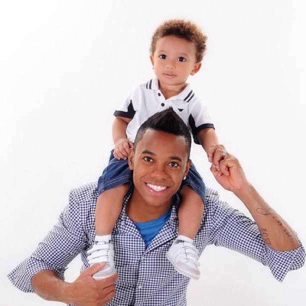 Milan, Robinho su Instagram: My little boy Gianluca - FOTO