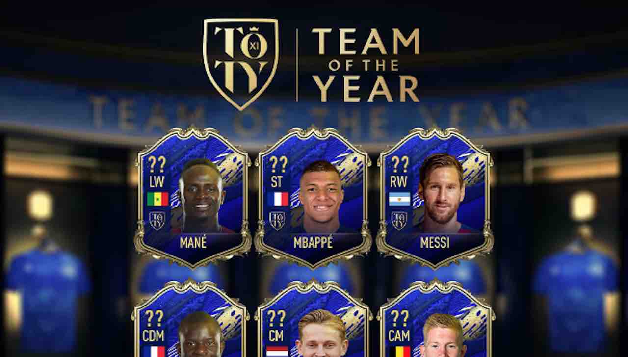 FIFA 20 squadra TOTY | ecco il Team of the Year ufficiale