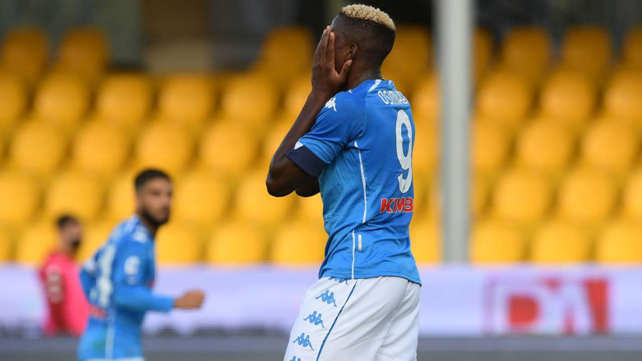 Infortunio Osimhen, nuove conferme: salterà Napoli-Milan Infortunio Osimhen, nuove conferme: salterà Napoli-Milan