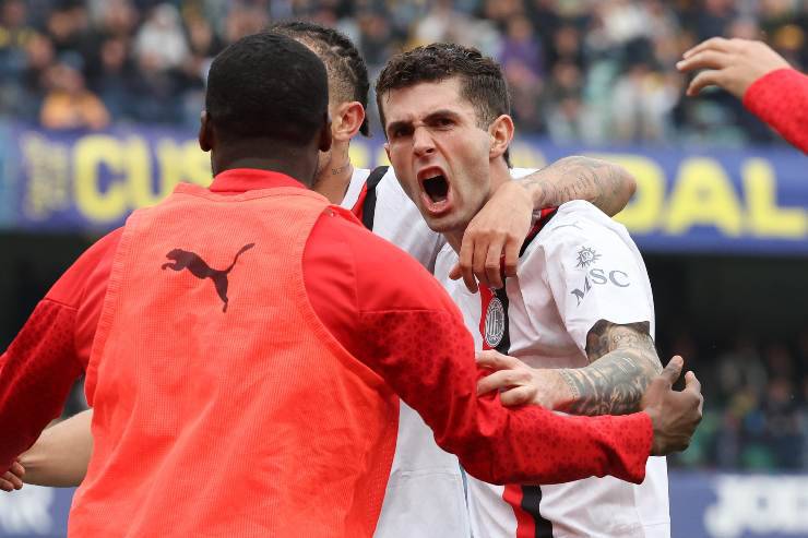 Il Gol Di Pulisic In Verona Milan è Speciale Raggiunto Un Traguardo