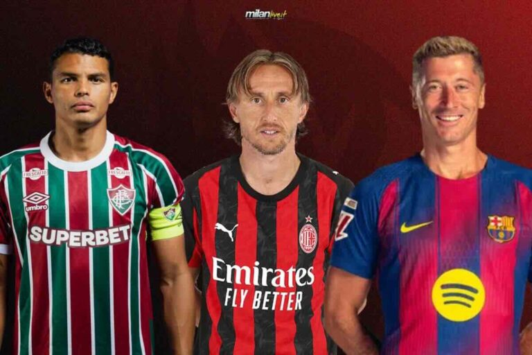 Il Milan sfida il tempo: Modric, Lewandowski e Thiago Silva insieme